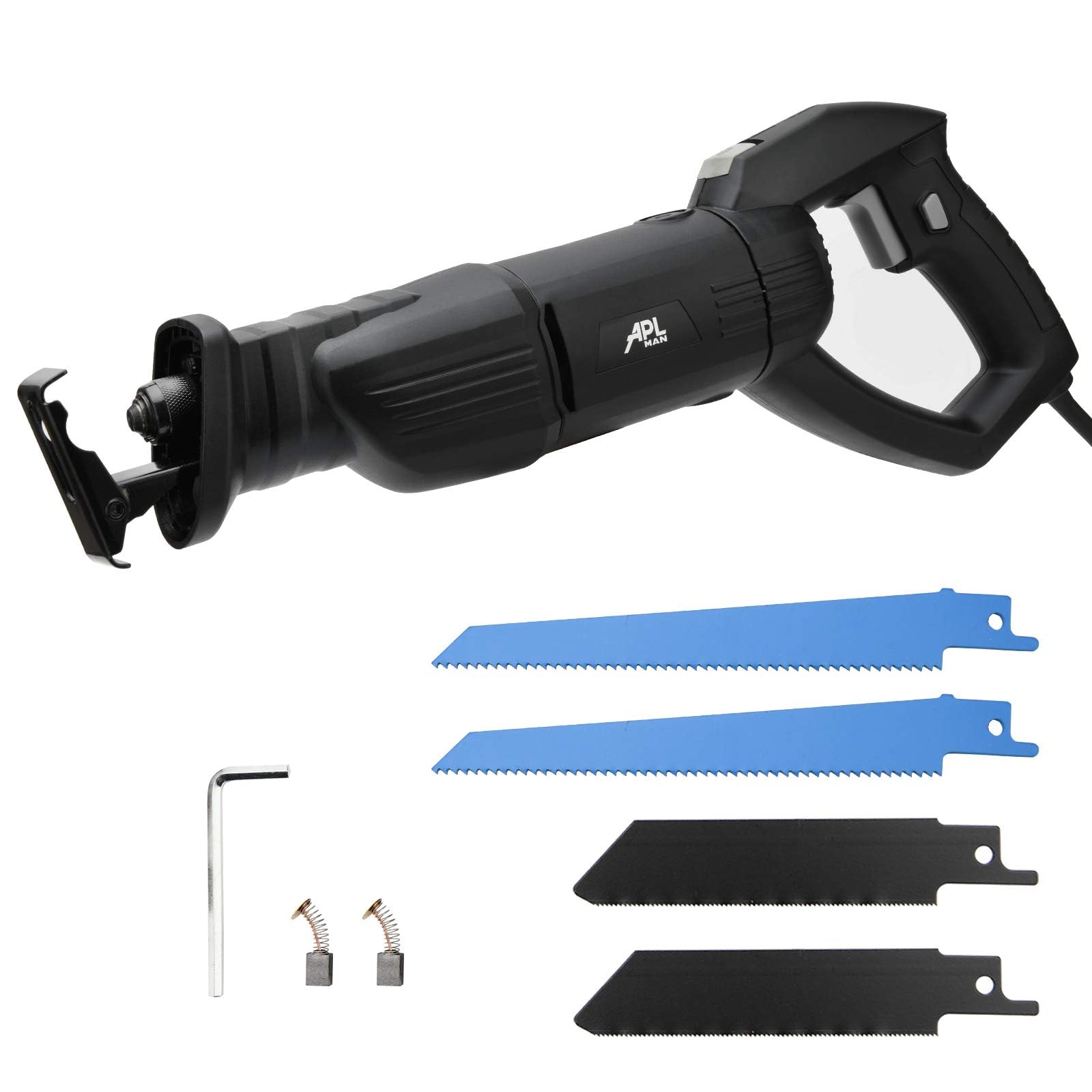 Reciprocating Saw,8.5 Amp Motor,Quickly Cut Depth in Wood and Metal Cutting By 1020W,3/4"(28mm) Stroke Length, 2800SPM and 6" Max.