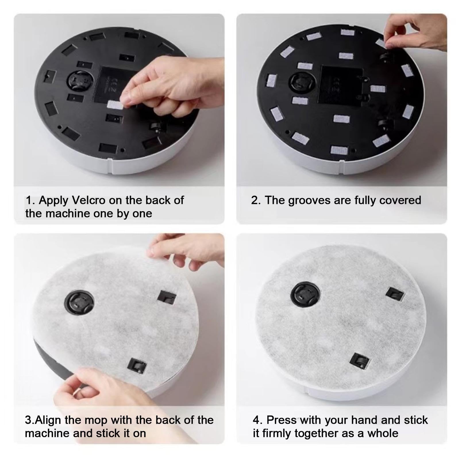 Household Robotic Vacuums, Robotic Vacuum Cleaner, Dry and Wet Sweeping Cleaner Robotic Vacuum, Mopping Robot, Mini Floor Vacuum Robot, Marble Tile Sweeper for Daily Home Cleaning, Bathroom, Bedroom