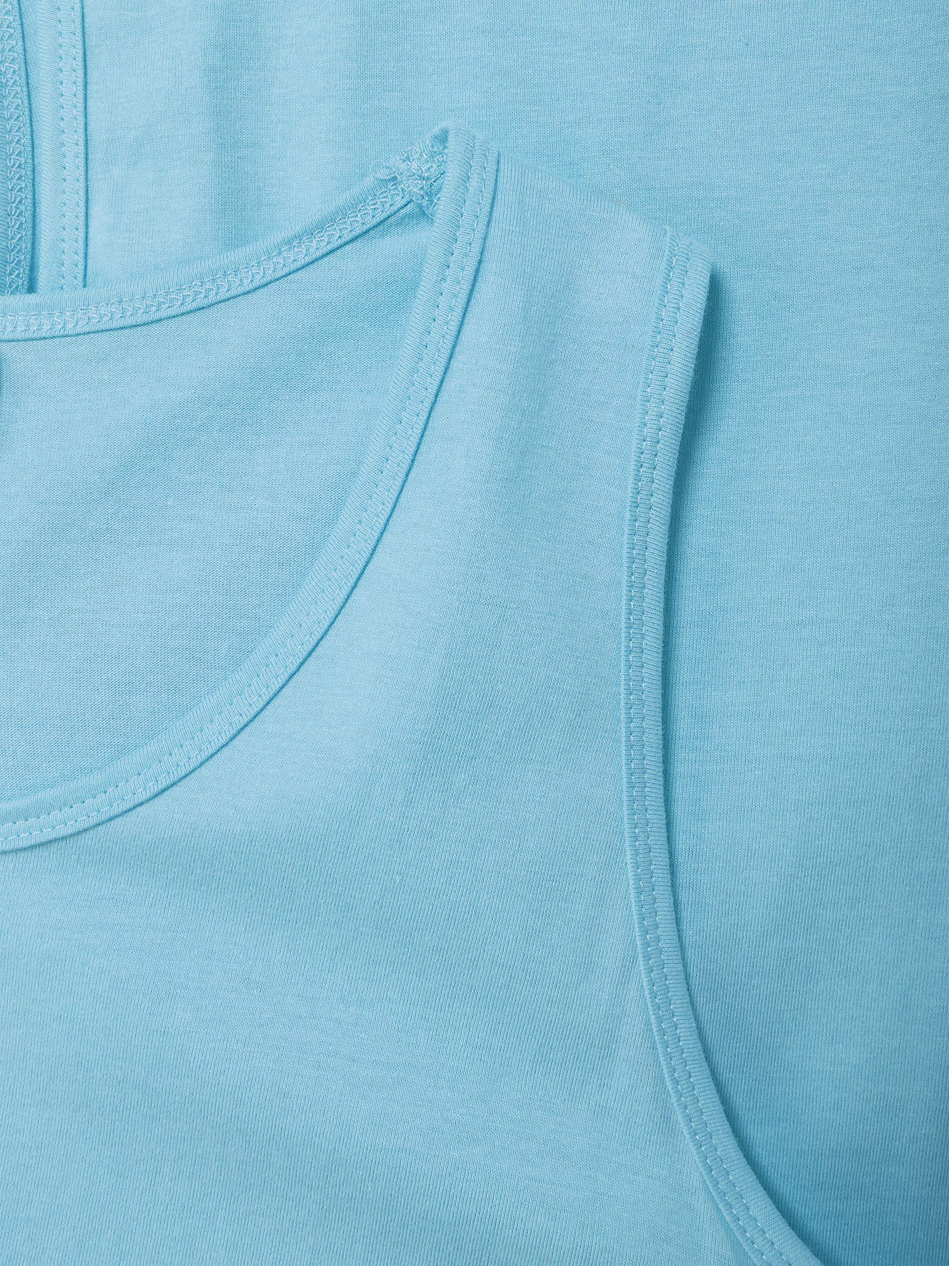 Hat & Beyond Men's Tank Top - Soft Muscle Tee for Boxing & Gym, Medium (Pacific Blue)