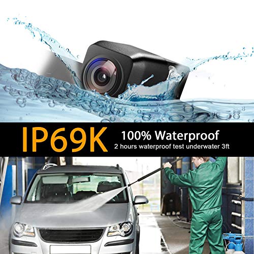 HD 1280x720p Reversing Camera Integrated in Number Plate Light License Rear View Backup Camera Waterproof Night Vision for Toyota RAV4/Venza/Matrix/Prius / CT200H 2013-2015