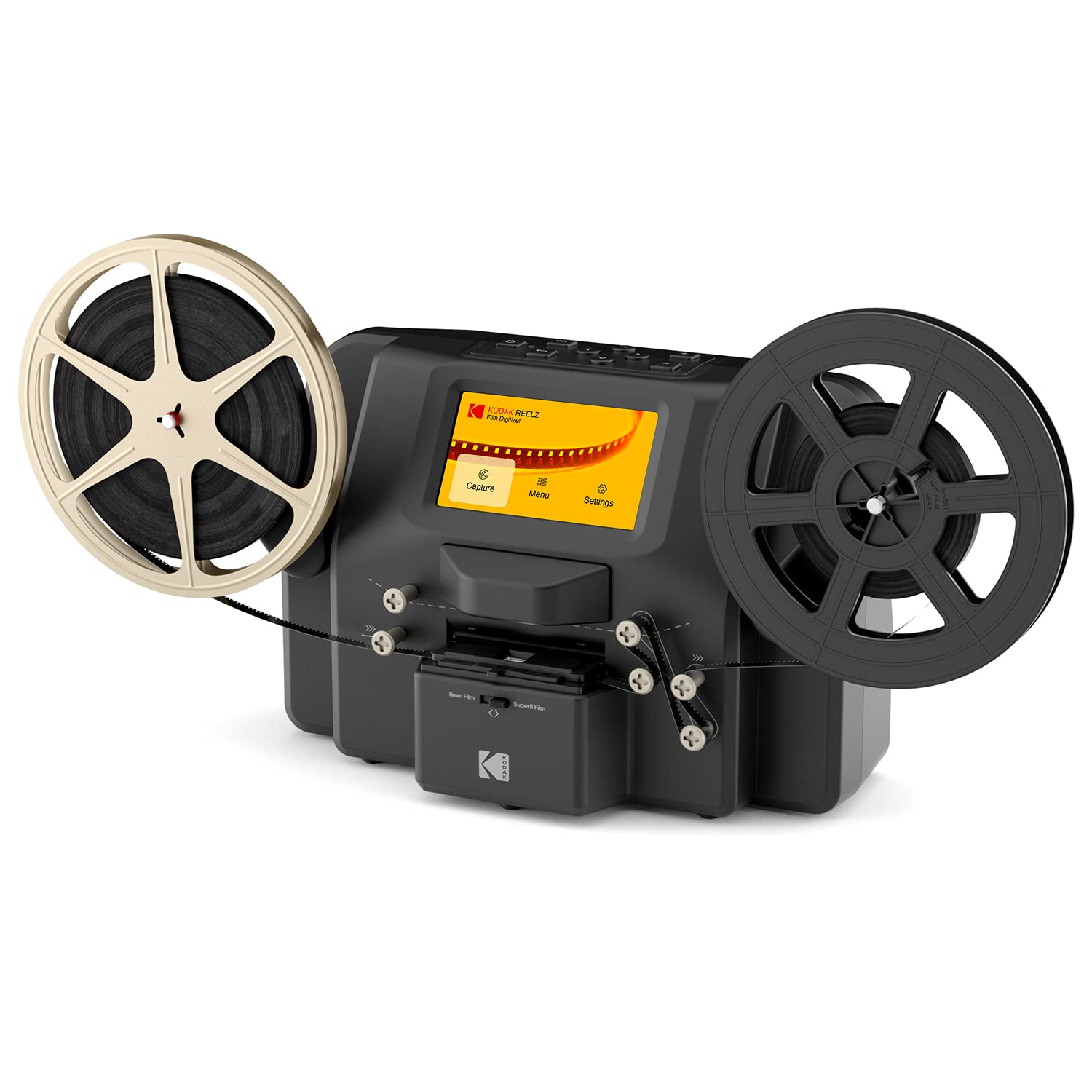 KODAK REELZ 8mm & Super 8 Films Digitizer Converter with Big 5” Screen, Converts Film to Digital MP4 Files