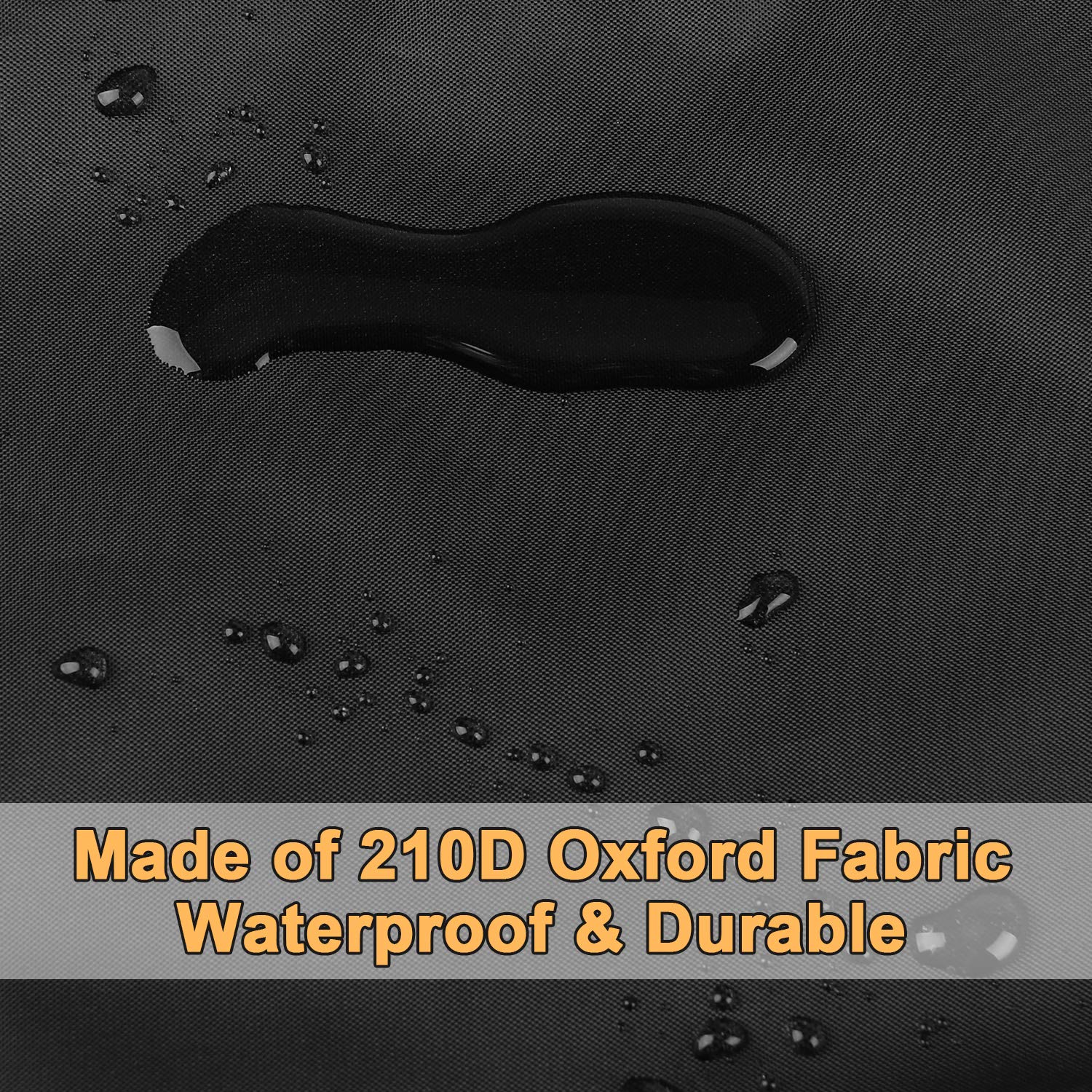 KRATARC Outdoor Beach Mat Blanket Picnic mat Water-Resistant Tarp (Black, 82" x 118")