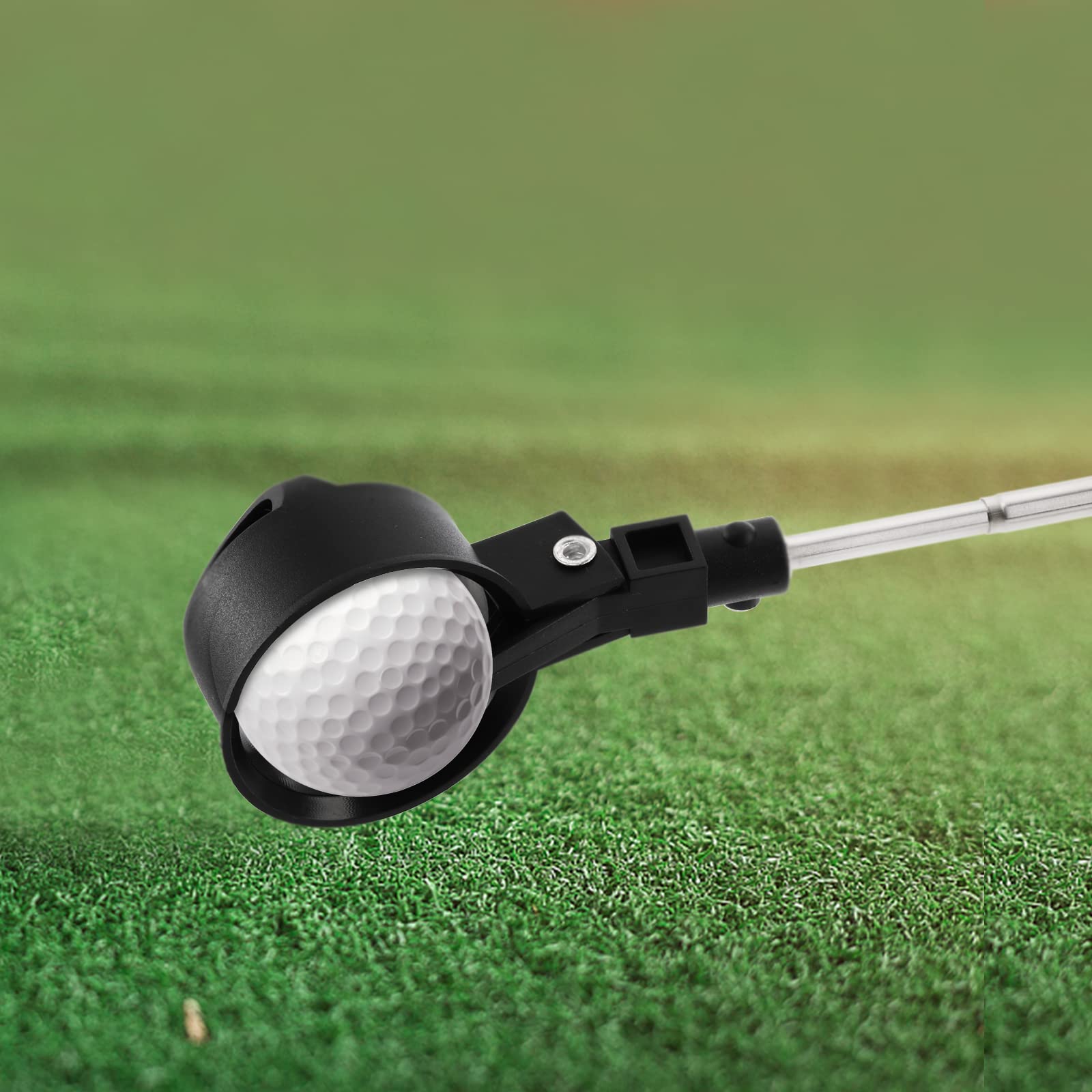 Jucoan 2 Pack Golf Ball Retriever Telescopic, 6.5 Feet Extendable Golf Ball Retriever Tool with Automatic Locking Scoop for Water, Golf Gift for Men