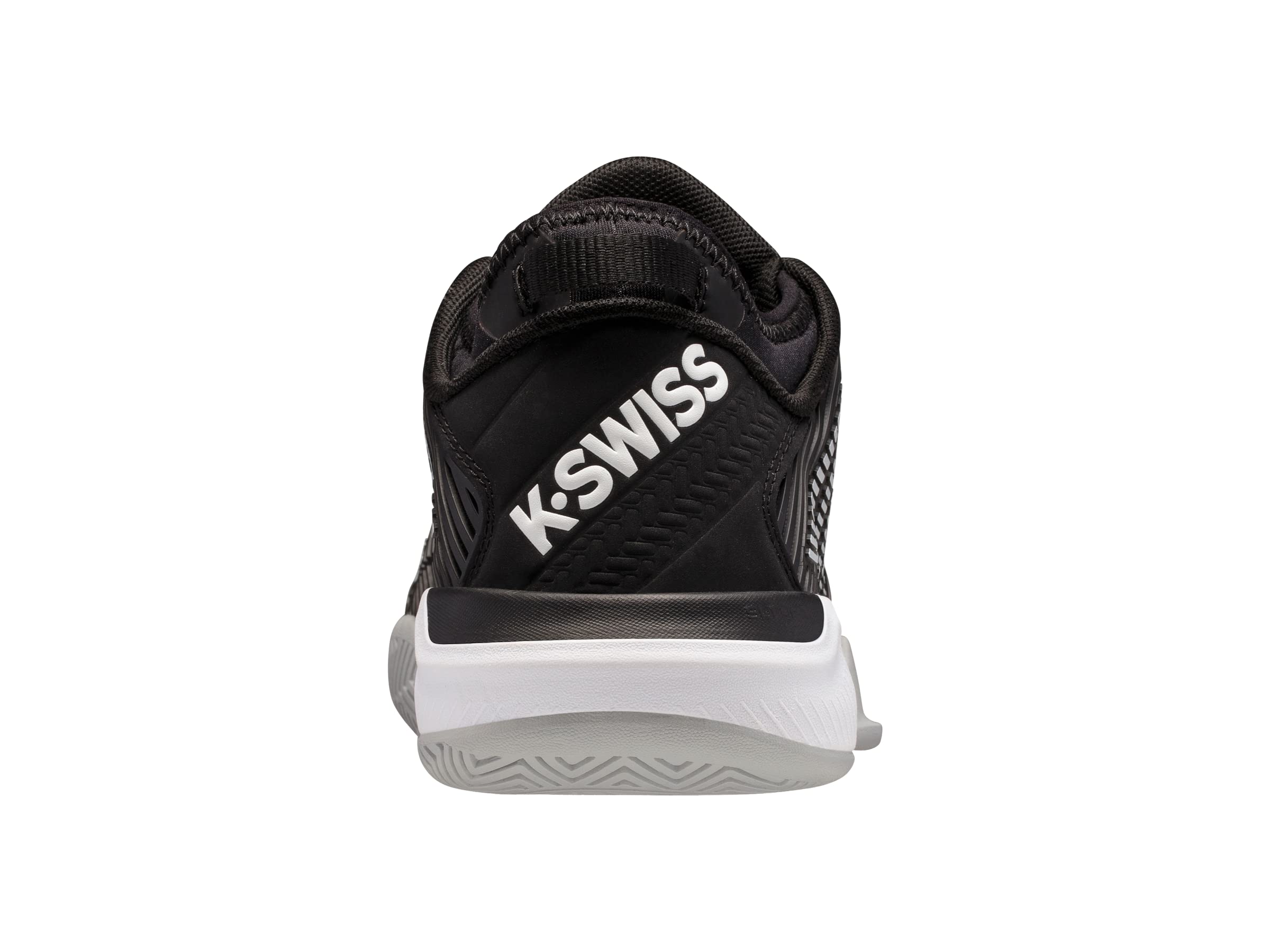 K-Swiss Women's Hypercourt Supreme Tennis Shoe, Black/White/Highrise, 8 M