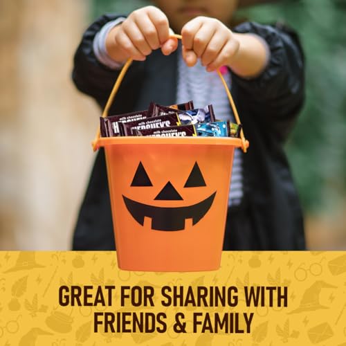 Hershey’s Milk Chocolate Harry Potter Halloween Candy Bars Bulk Pack - Individually Wrapped Full Size Candy Bars Halloween Snacks Limited Edition Designs for Kids and Adults, Gluten Free - (4 Count)