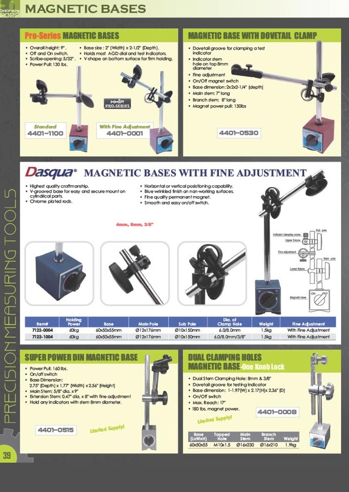 HHIP 4401-0525 Strong Lock Uni Round Magnetic Base