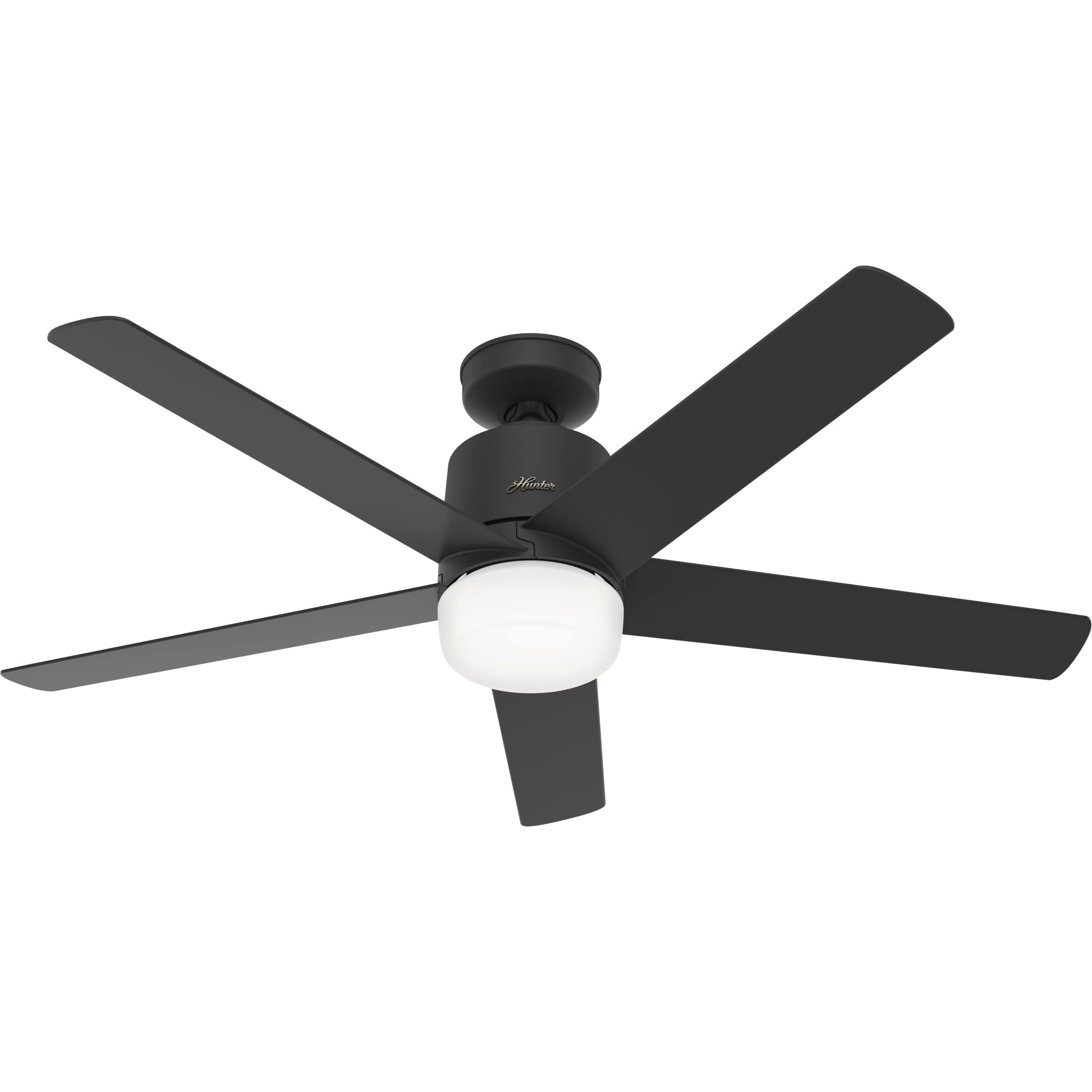 Hunter Fan Company 51198 Stylus Ceiling Fan, 52, Matte Black