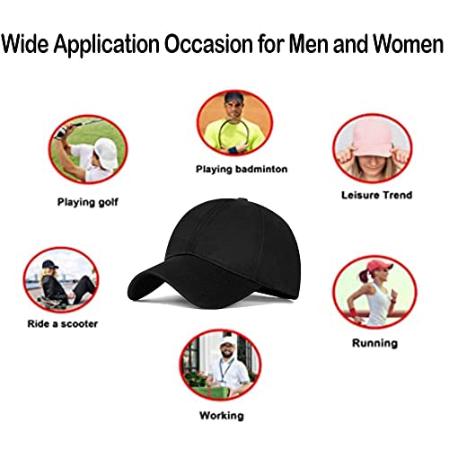 LINGSHI Racing Apparel Baseball Cap Unisex Adjustable Travel Racing Motor Hat for Men and Women (fit Black)