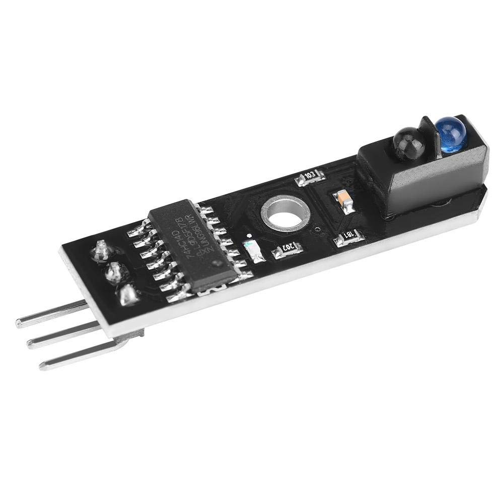 Infrared Tracking Sensor Module 1-Channel Infrared Reflection Tracking Sensor Module Obstacle Avoidance Smart Car Black/White Line Detection 3 Pcs