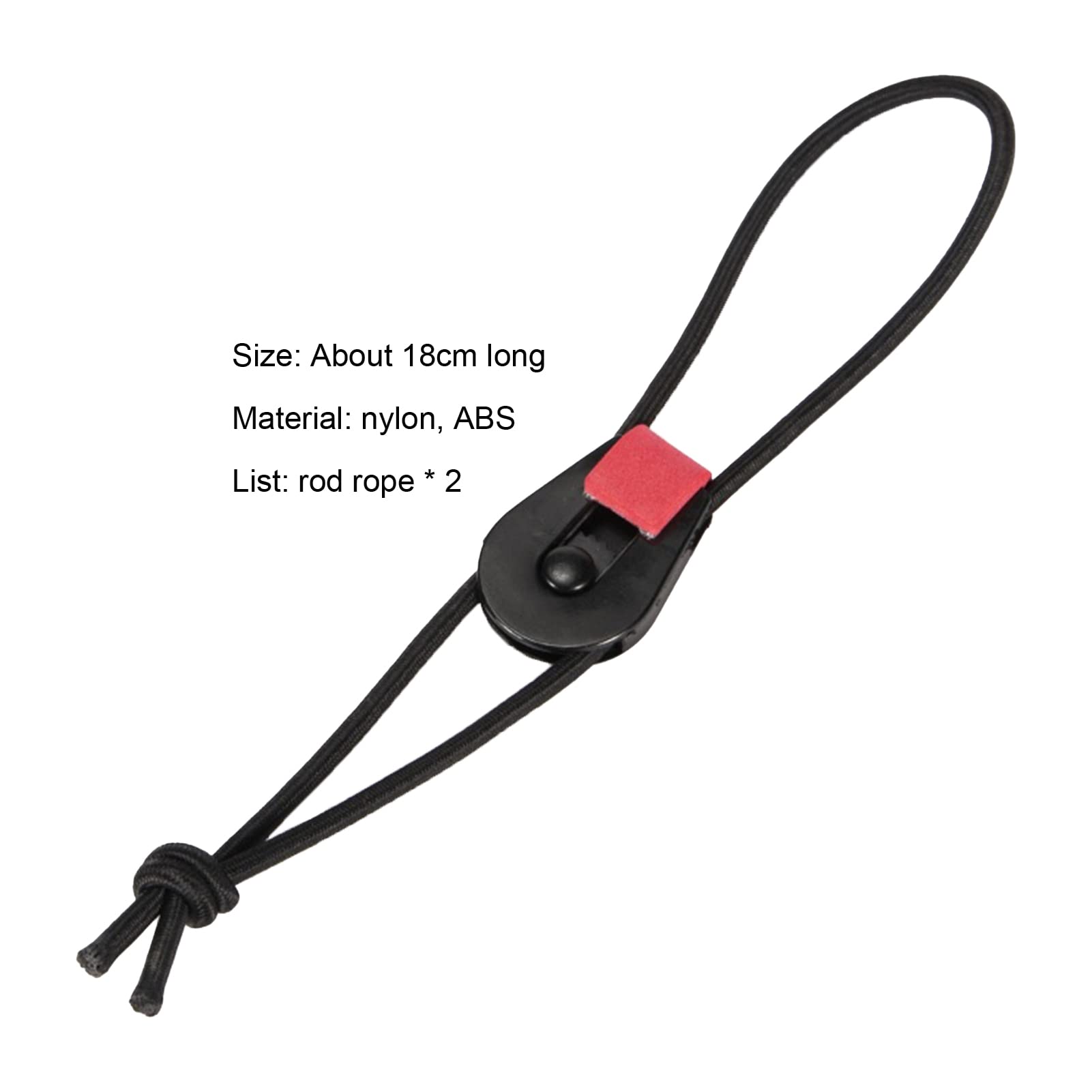 Kasituny Fishing Accessories,2Pcs Nylon Quick Rod Straps Elastic Rust Resistant Quick Rod Leash Fishing Accessories Quick Rod Straps for Angling
