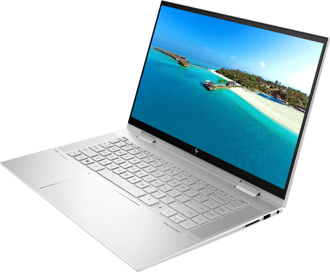 HP Newest Envy x360 2-in-1 Laptop, 15.6" FHD Touchscreen, 12-Core Intel Core i7-1260P, 32GB RAM, 1TB NVMe SSD, Backlit Keyboard, WiFi 6, Thunderbolt 4, Webcam,HDMI, Win 11, w/CUE Accessories