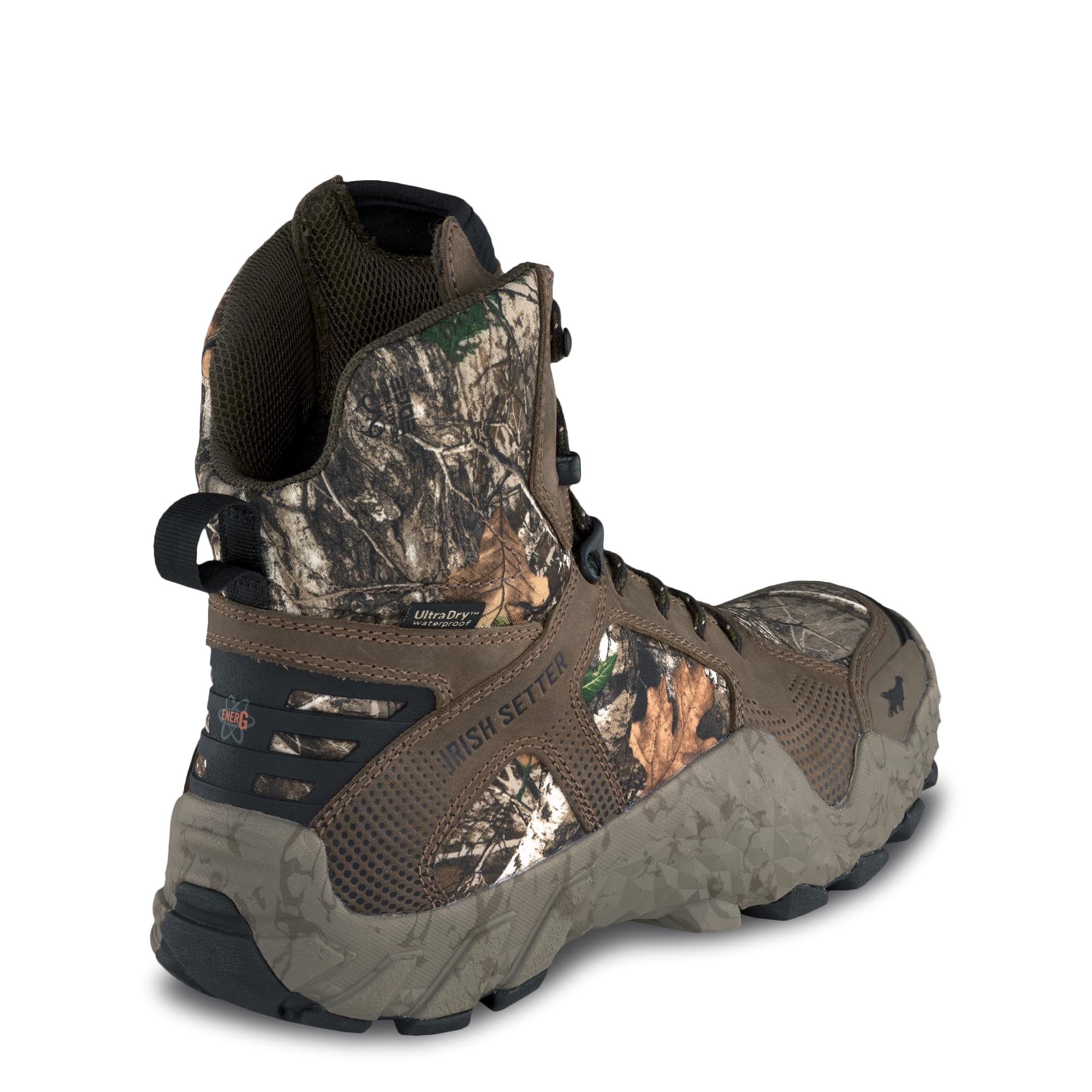 Irish Setter, VaprTrek, Men’s, 8", Waterproof, Hunting Boot, Realtree Edge, 12 D (Medium)