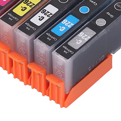 Ink Cartridge ABS Vivid Color Printer Accessories Ink Cartridge Replacement for PIXMA IX6520 IP4820 IP4920 (BK BK C M Y GY 6 Colors)