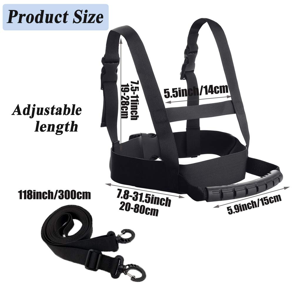 IRASPIN Kids Ski Shoulder Harness, Ski Leash Ski Training Harness Skating, Skateboarding, Roller Skating Training Harness,Copilot Lift Ski Halter for Kids,Perfect for Beginners(1 Pack)