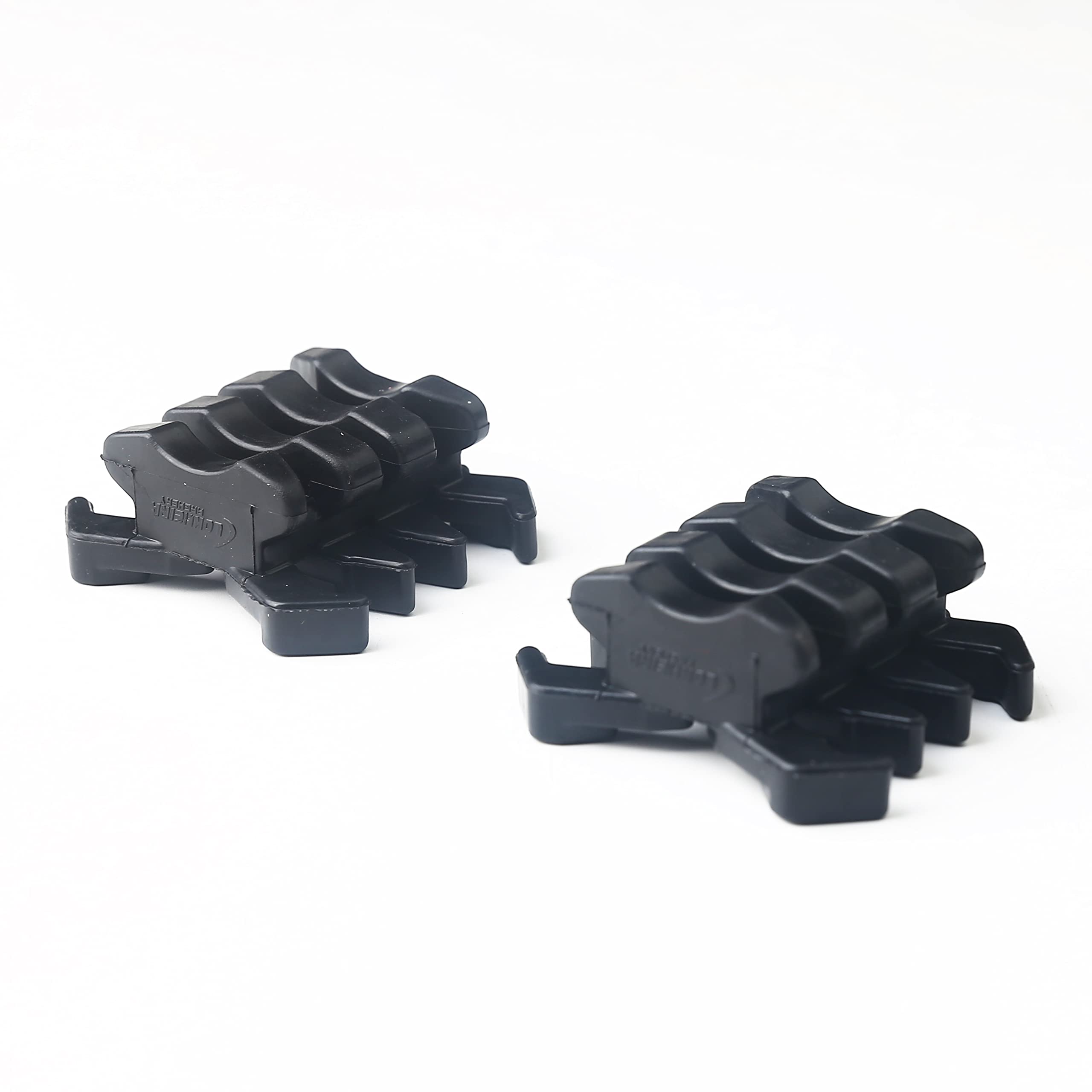 IOKHEIRA ARCHERY Archery Stabilizers,Bow Limbs Vibration Damper Dampener Stabilizer Crab Shaped Shock-Absorbing Sliencer for Split Limb Black