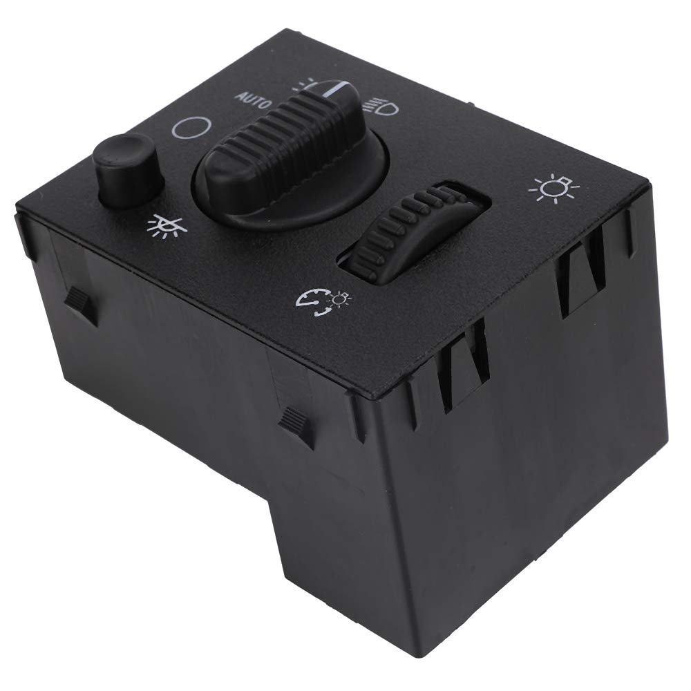 Headlight Switch Headlamp Dimmer Switch - Compatible with 2003-2006 Chevy Silverado, Suburban, Tahoe, GMC Sierra, Yukon, Cadillac Escalade - Replace D1595G, 19381535, 15194803, 1S8489