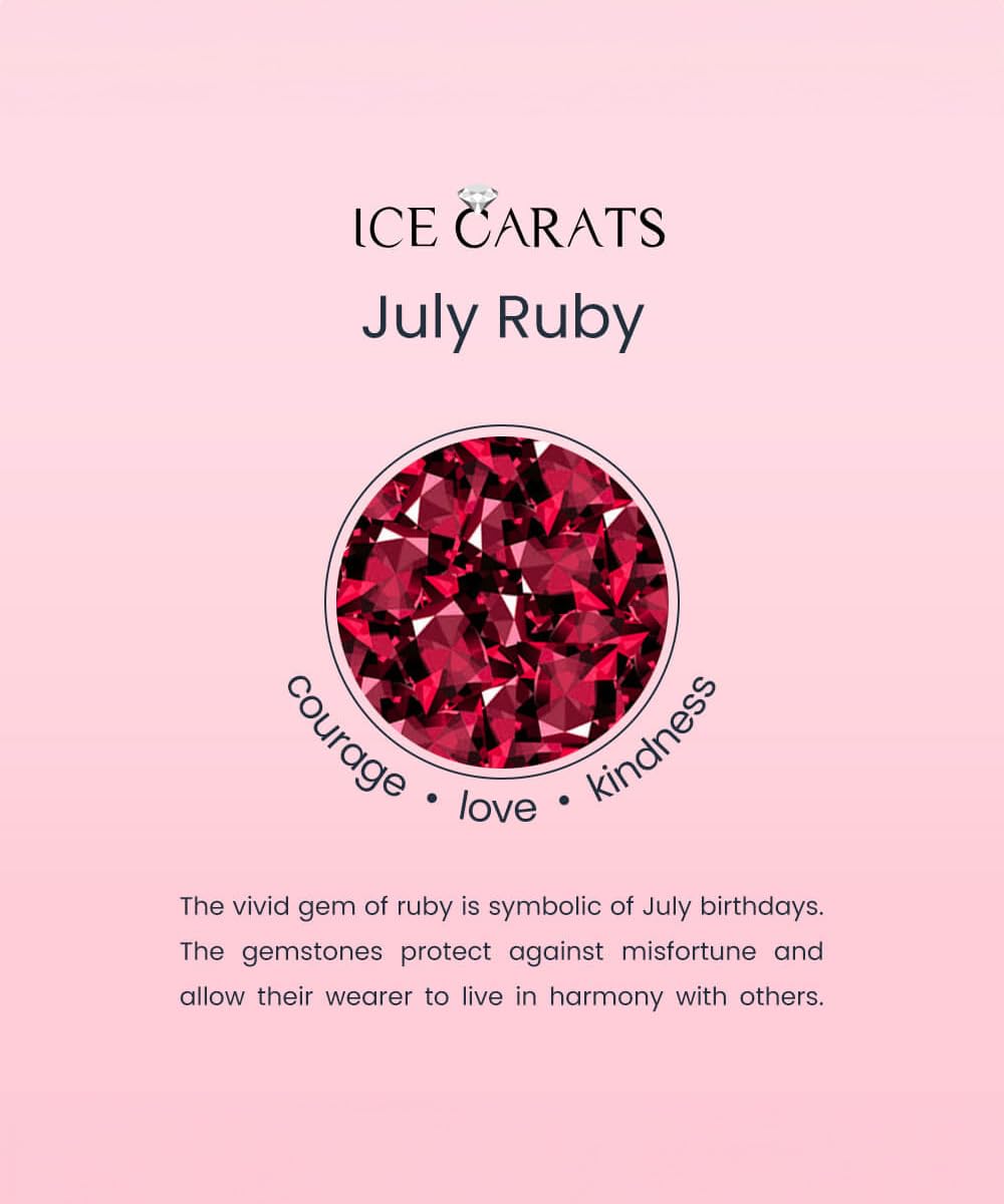 IceCarats 14K Yellow Gold Lab Grown Created Red Ruby July Birthstone Diamond Double Heart Love Ring size 7