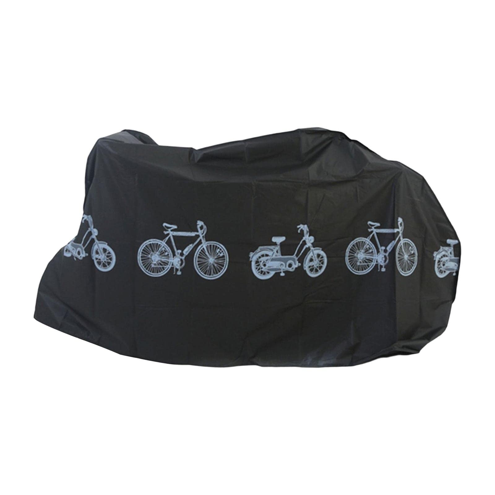 Mountain Road Bike Cover Waterproof Windproof Raincoat for Motorcycle , Black