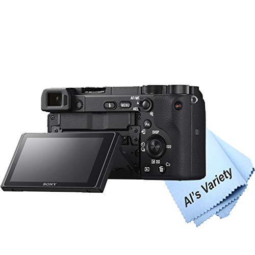 Sony a6400 Mirrorless Camera with 16-50mm Lens + 64GB Memory + Case+ Steady Grip Pod + Tripod+ Software Pack + More (30pc Bundle)