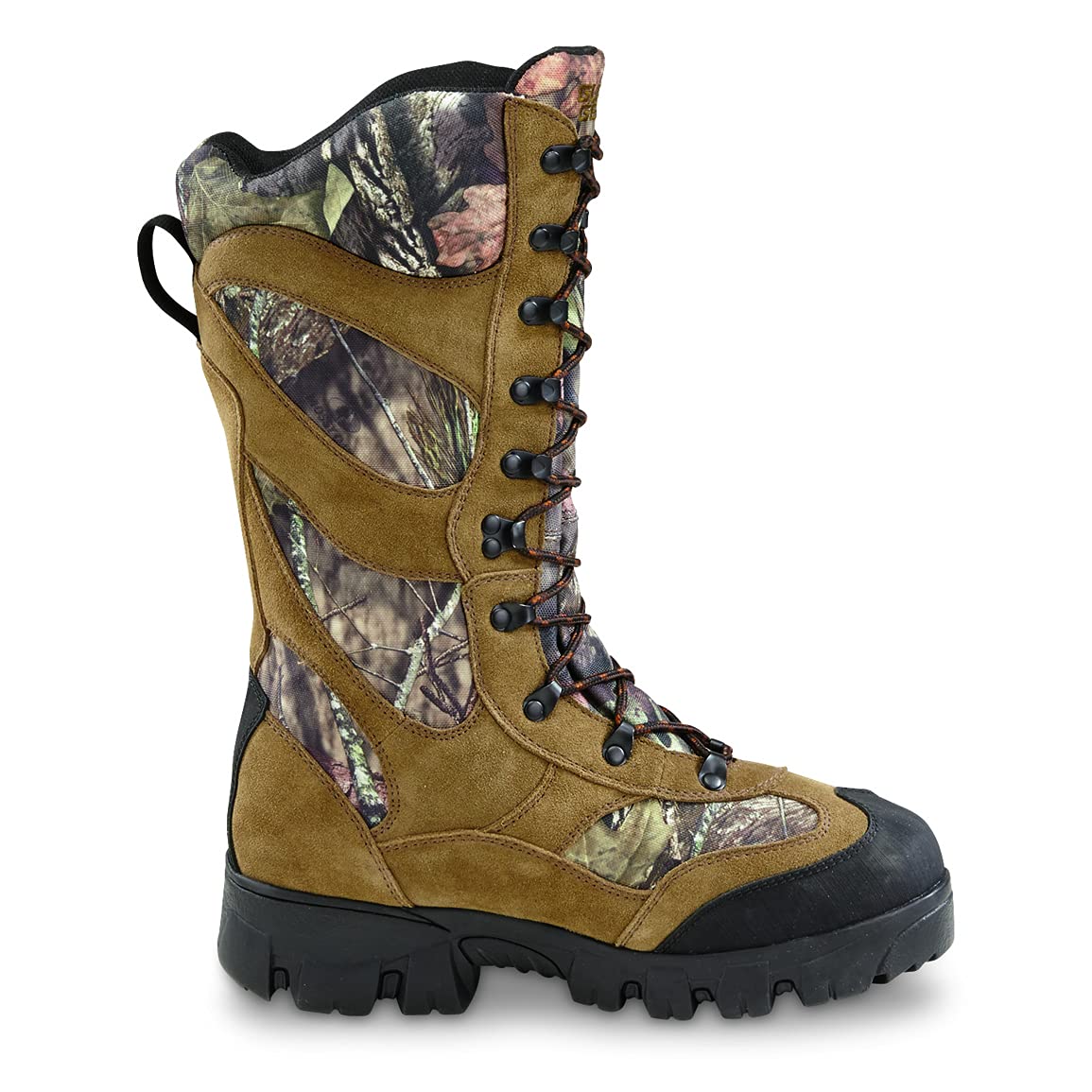 Guide Gear Giant Timber II Men's Insulated Waterproof Hunting Boots, 1,400-gram, Mossy Oak, Mossy Oak Break-Up Country, 9.5 2E (Wide)