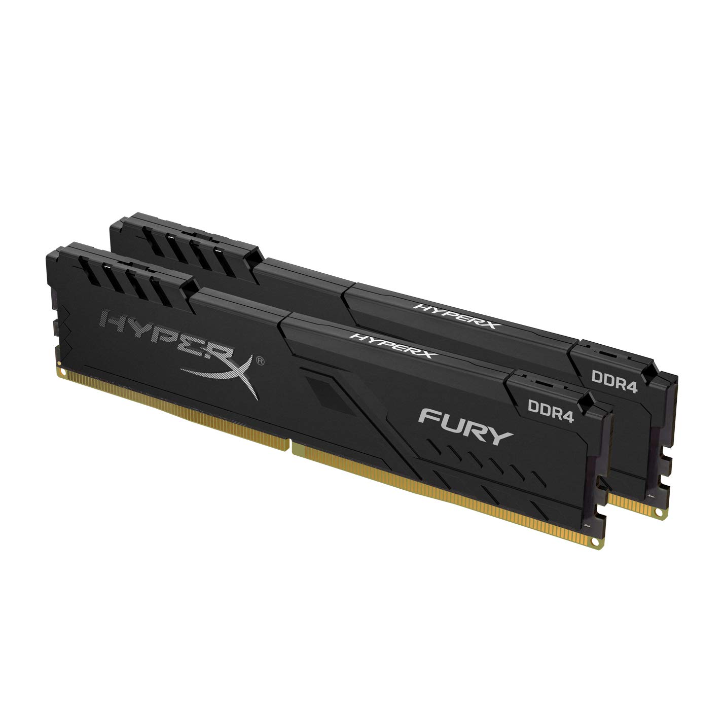 HyperX Fury 32GB 3200MHz DDR4 CL16 DIMM (Kit of 2) Black XMP Desktop Memory HX432C16FB3K2/32