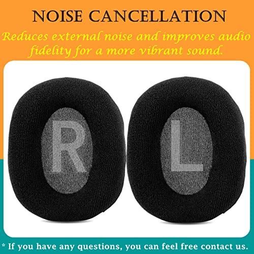 TaiZiChangQin Upgrade Ear Pads Ear Cushions Replacement Compatible with Superlux HD661 HD 661 Headphone ( Black Velour Earpads )