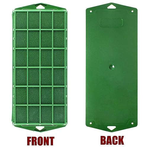 Takytao Floral Foam Cage, Dry Flower Cage Holders, Green Foam Cage Blocks for Fresh Flower Arrangements Decoration, Wedding, Interior and Garden