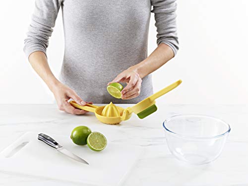 Joseph Joseph JuiceMax Dual-Action Citrus Press, One Size, Yellow