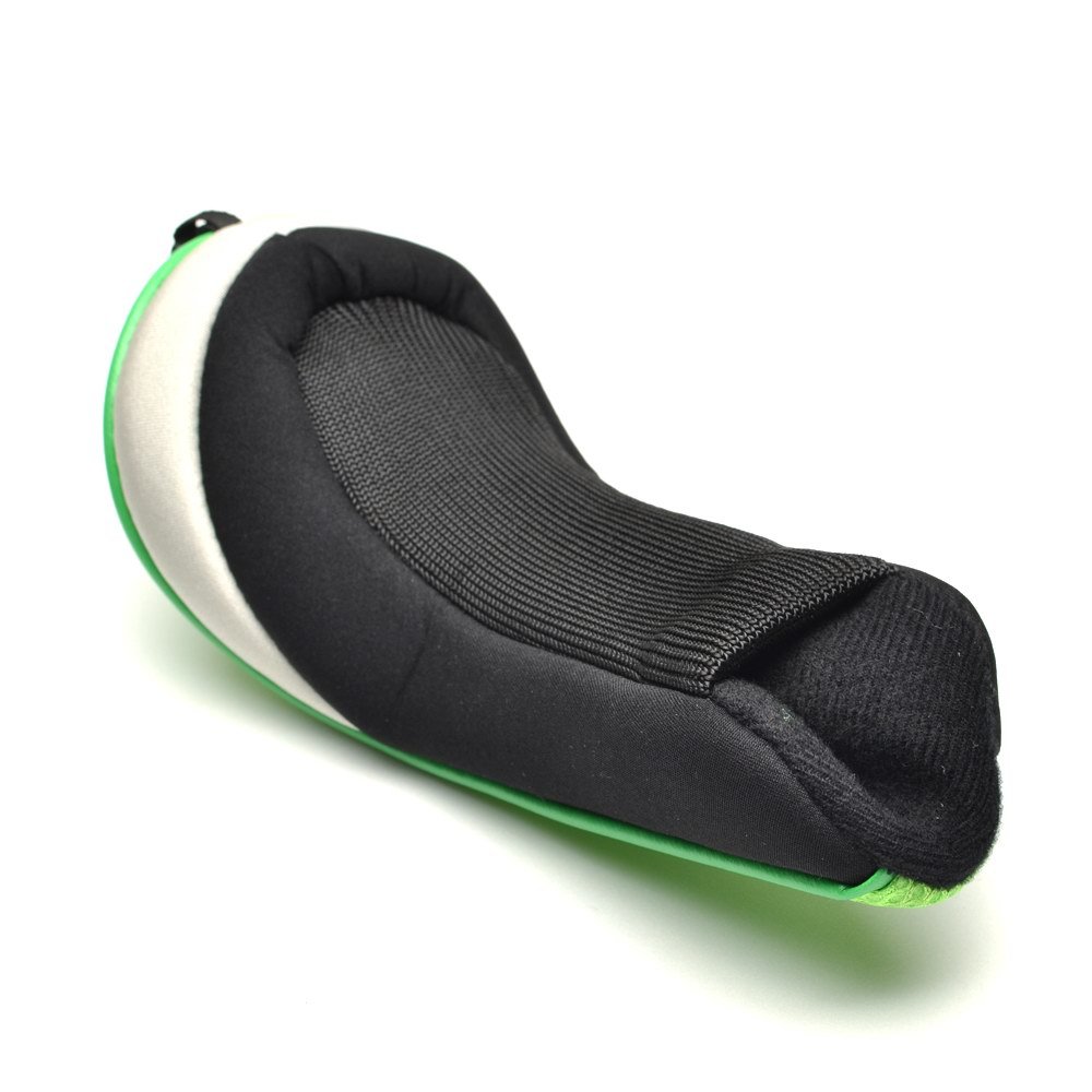 Hybrids 4pcs Green Neoprene Stealth Club Covers With Adjustable Notation Design Easy Lock-in Headcovers Fit For All Brands