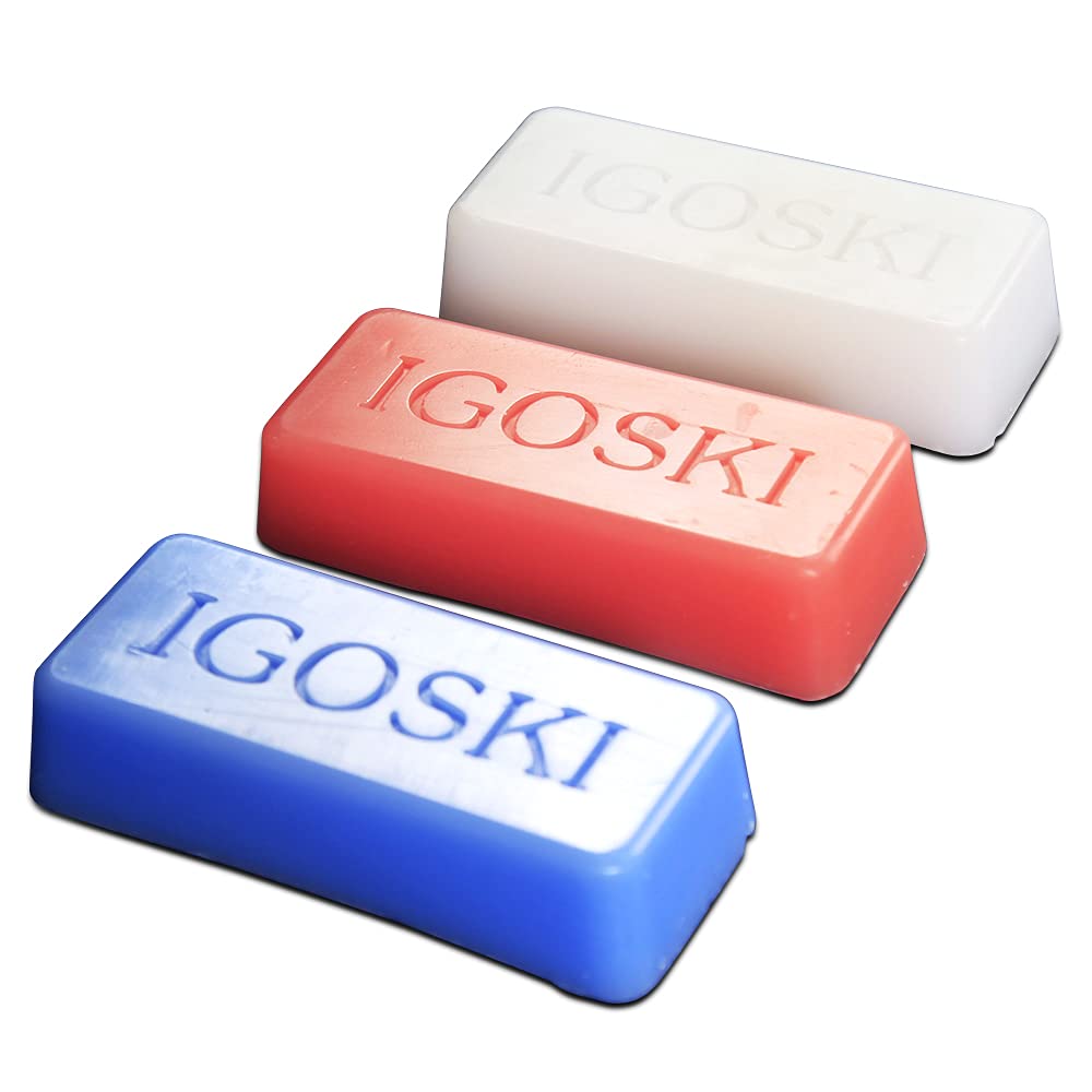 IGOSKI All Temperature Ski and Snowboard wax 180g for all template SKI and Snowboard (White)