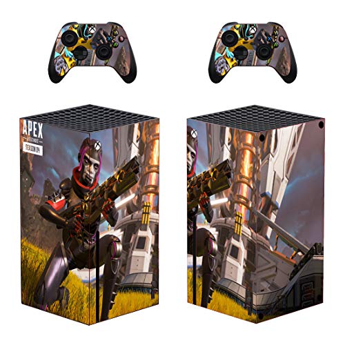 KAJAL MANI X-box-One-Series X Console Vinyl Skin Decal Stickers for X-box-One-Series X Controller Skin Man Shoot Gun
