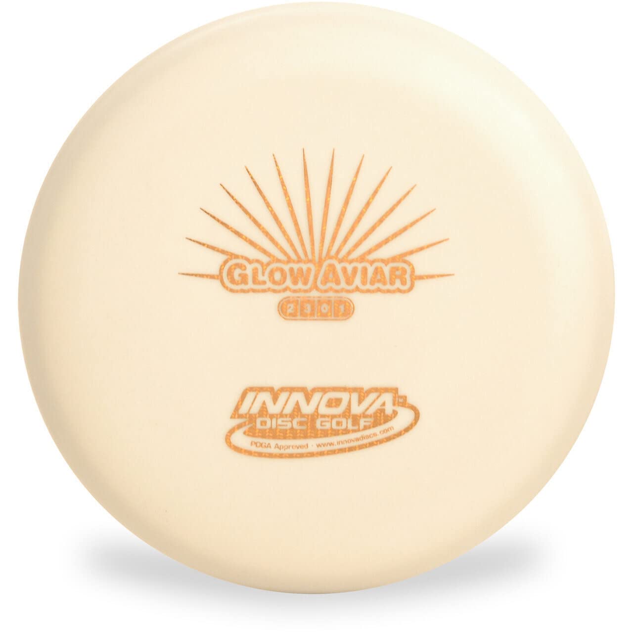 Innova Aviar (Glow DX) Putter & Approach Golf Disc, Pick Weight/Color [Stamp & Exact Color May Vary] White 160-166 Grams