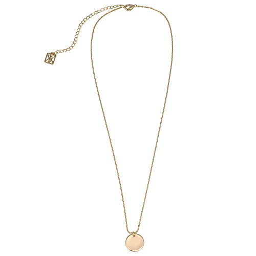 Michelle McDowell Trust Cross Inspirational Women's 16 inch 18k Gold Plated Charm Necklace