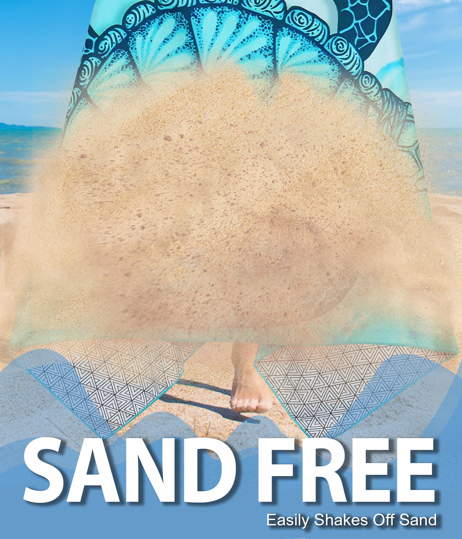Microfiber Beach Towel – Quick Dry Lightweight Sand Free Oversized Large Towel Accessories Travel Must Swim Pool Yoga Camping Summer Cruise Ship Essentials Compact Sandproof Gift Black Stripe(71" 32")
