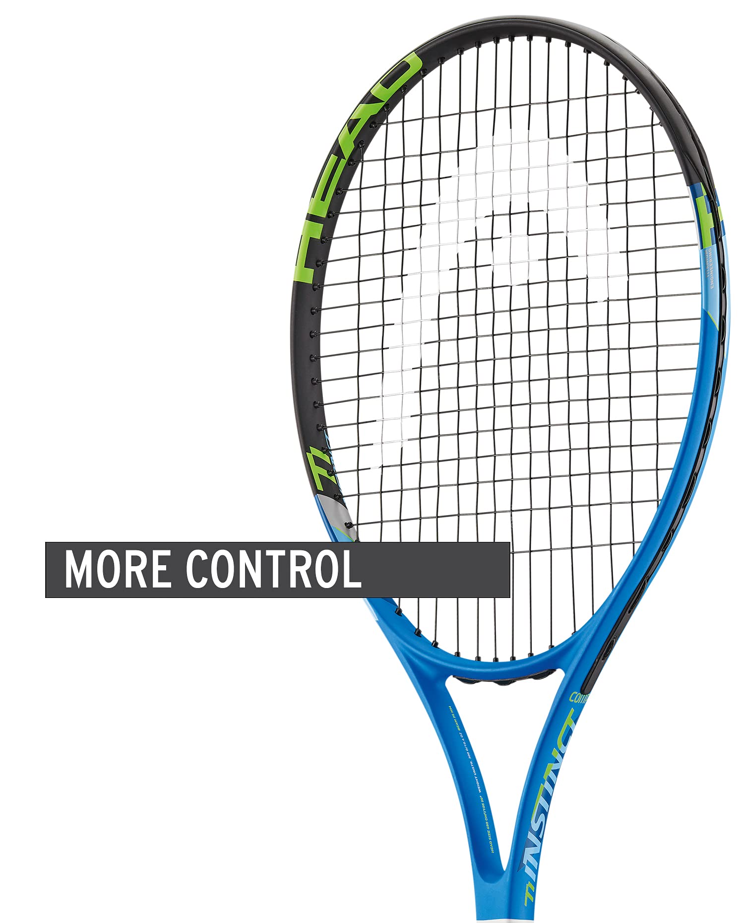 HEAD Ti. Instinct Pre-Strung 27 in. Black/Blue Tennis Racquet