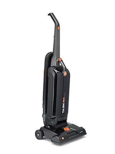 Hoover Commercial CH53005 TaskVac Hard-Bagged Lightweight Upright Vacuum, 13-Inch, Black