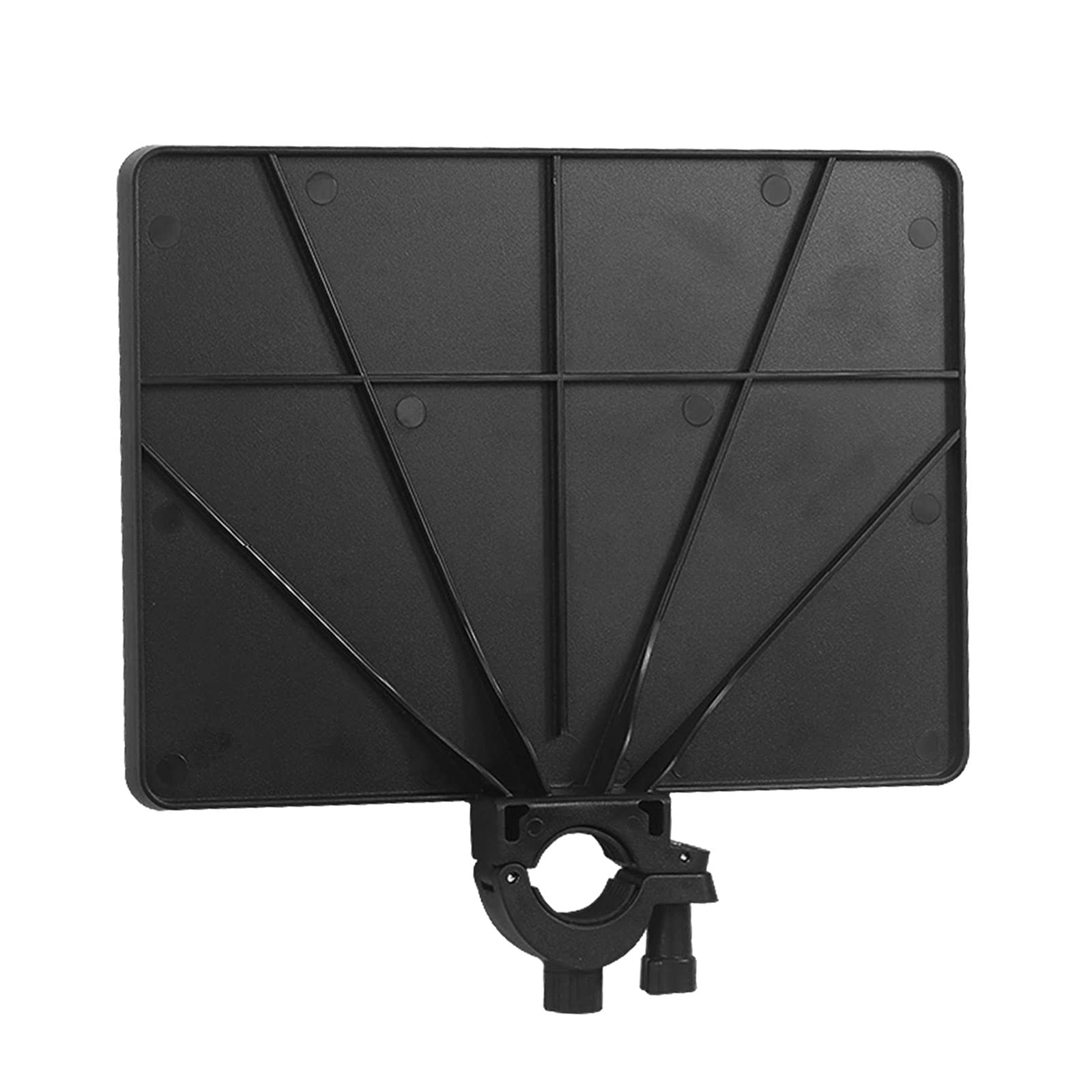 Microphone Stand Plastic Tray: Mic Stand Clamp-On Rack Tray - Plastic Microphone Stand Tray with Phone Holder for Stage Live Streaming Concert Performance Karaoke Clamp-On Music Stand Shelf