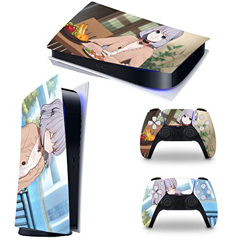 Japan Anime Onichan PS5 Standard Edition Whole Body Vinyl Skin Sticker Decal Cover for PlayStation 5 System Console and Controllers
