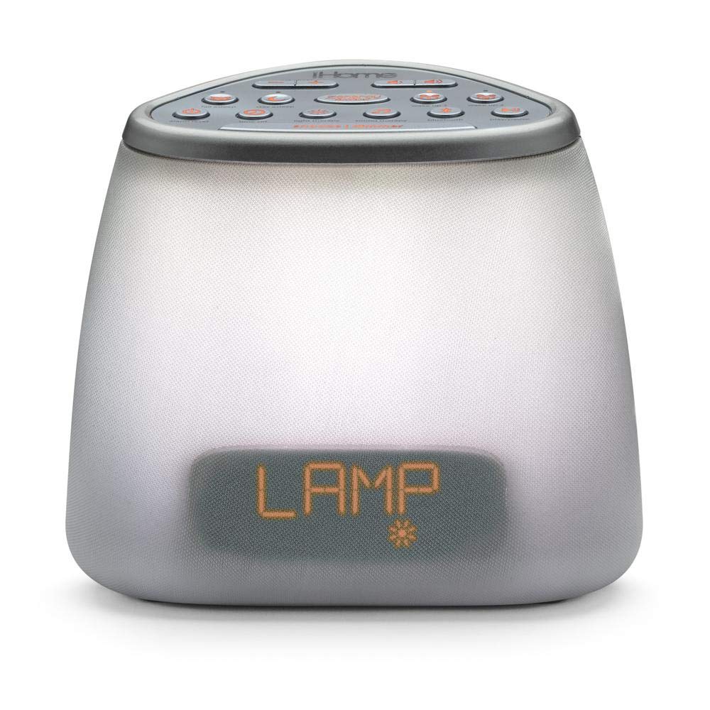 iHome Zenergy Dream Mini iZBT7 Bluetooth Bedside Sleep Therapy Machine, Anti-Anxiety, Stress Relief, Sound Therapy, Light Therapy, LED Color Blending, Bluetooth Speaker and Sleep Timer