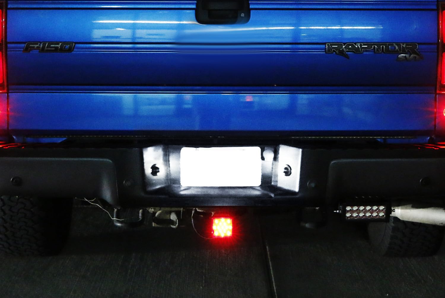 iJDMTOY OEM-Fit 3W Full LED License Plate Light Assembly Kit Compatible with Ford F150 Ranger Raptor Explorer Sport Trac, Powered by 3pcs Xenon White LED Diodes