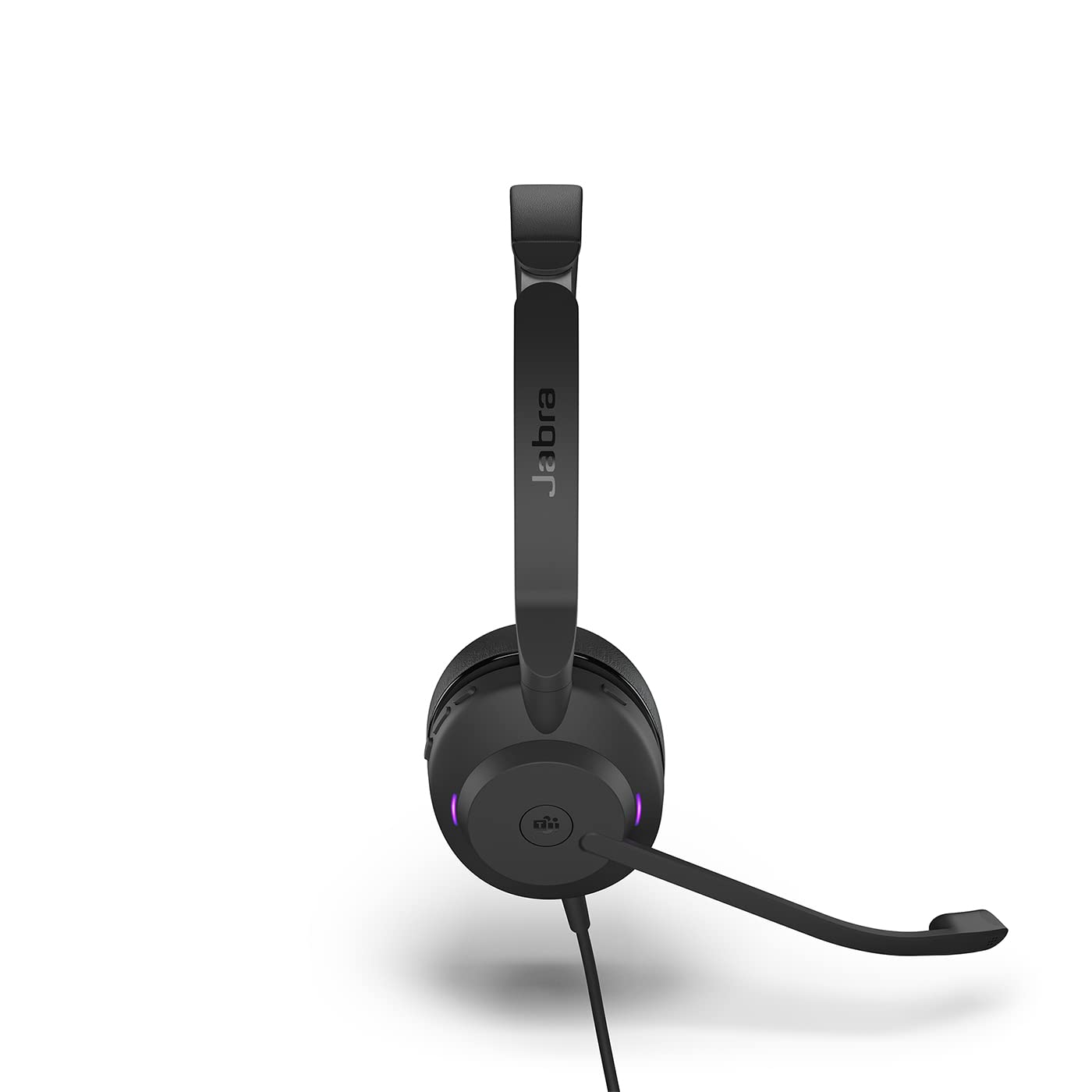 Jabra Evolve2 30 MS Wired Headset, USB-A, Stereo, Black β Lightweight, Portable Telephone Headset with 2 Built-in Microphones β Work Headset with Superior Audio and Reliable Comfort