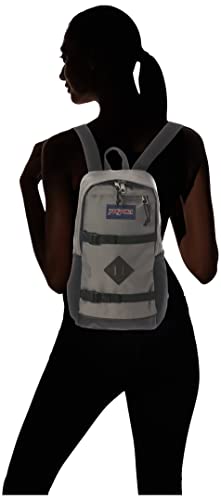 JanSport Off Campus Sling Bag - Convertible Crossbody Backpack to Sling with Water Bottle Pocket, Graphite Grey