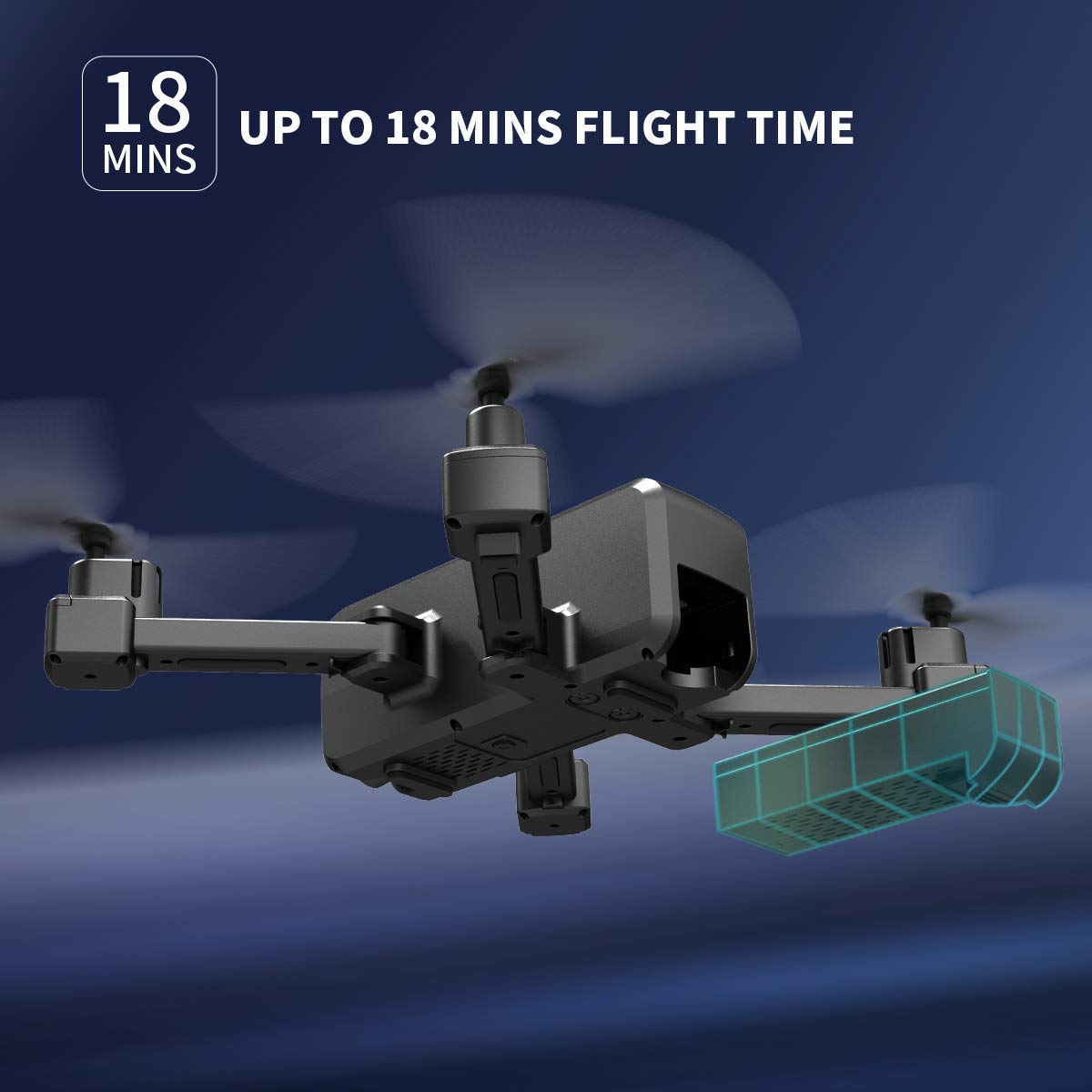 HR GPS Drone With 1080P HD Camera,Foldable Portable Quadcopter With Auto Return Home,Custom Flight Path,Follow Me,Long Control Range,Drones For Adults Kids And Beginners (GPS DRONE)