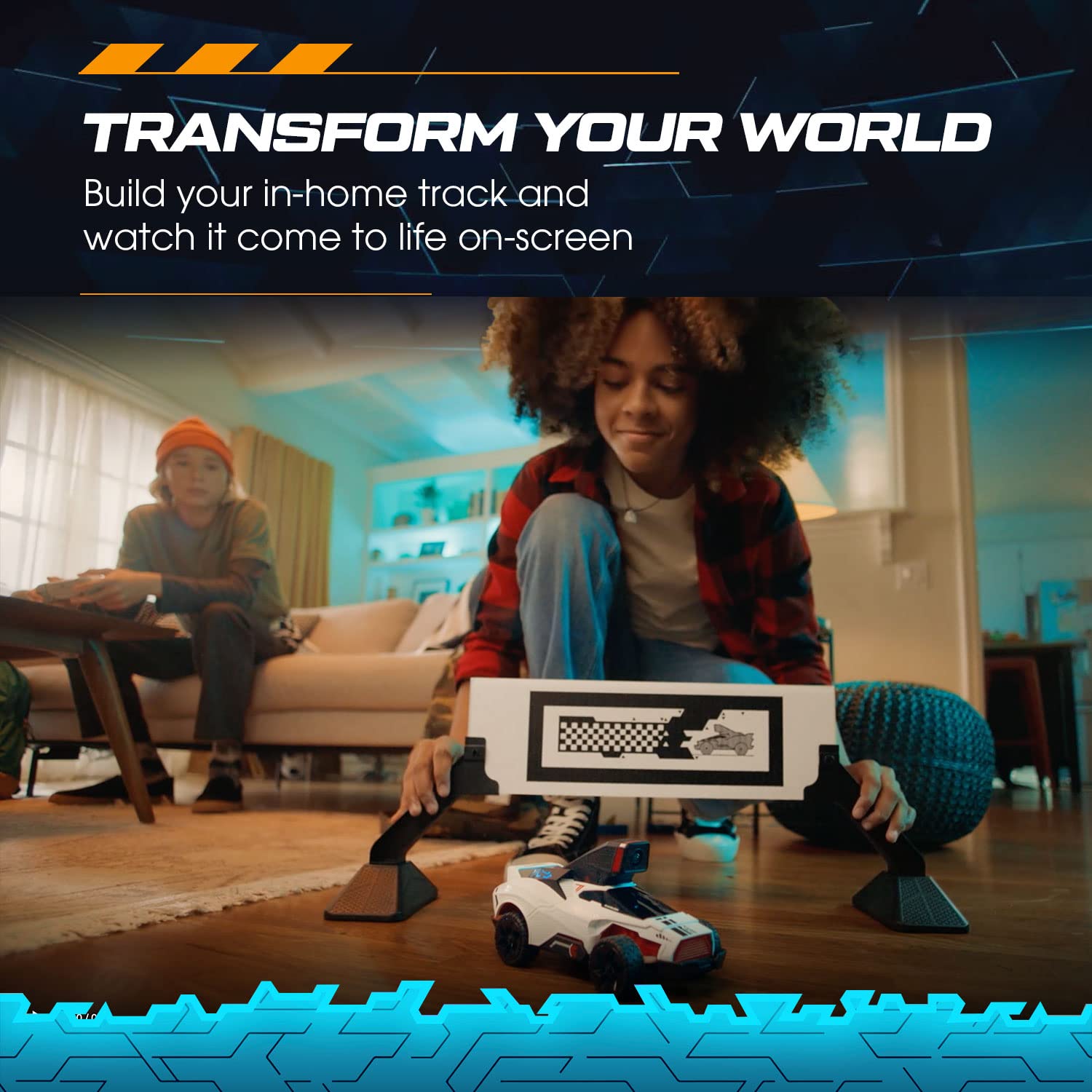 Hot Wheels: Rift Rally - Mixed Reality Driving Game - 140+ Legendary Hot Wheels - Multiple Game Modes - Customizable In-home Track - For PS 4/5, iPhone, iPad (Chameleon RC Supercar Collectors Edition)