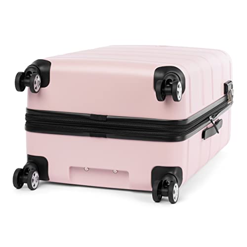 Travelpro Runway 2 Piece Luggage Set, Carry-on & Convertible Medium to Large Check-in Hardside Expandable Luggage, 8 Spinner Wheels, TSA Lock, Hardshell Suitcase, Powder Pink