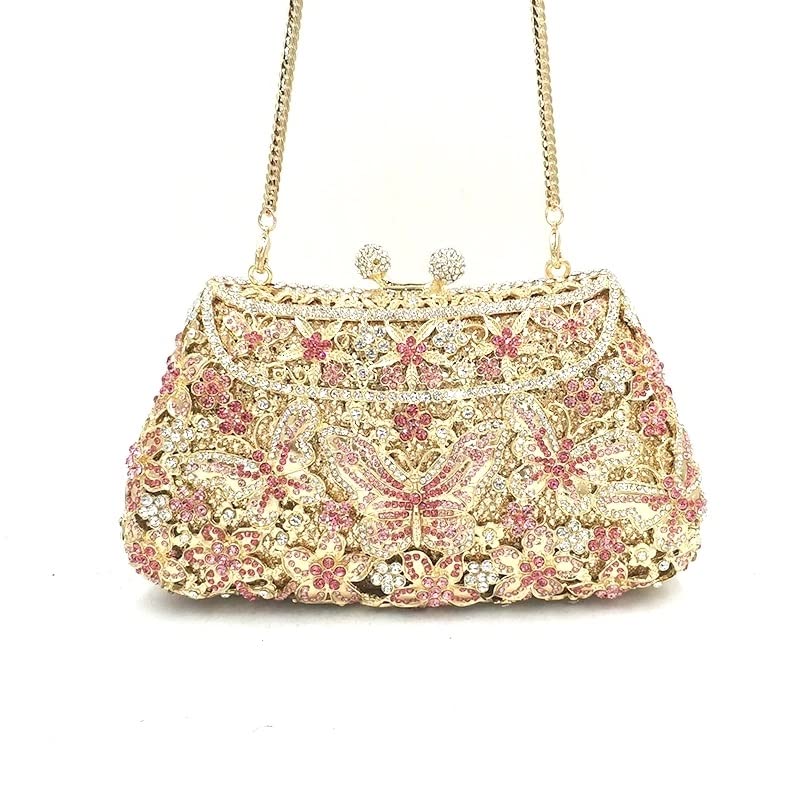 MJWDP Clutches Women Evening Party Bag Crystal Purses Crystal Clutches Bridal Wedding Party Small Purses