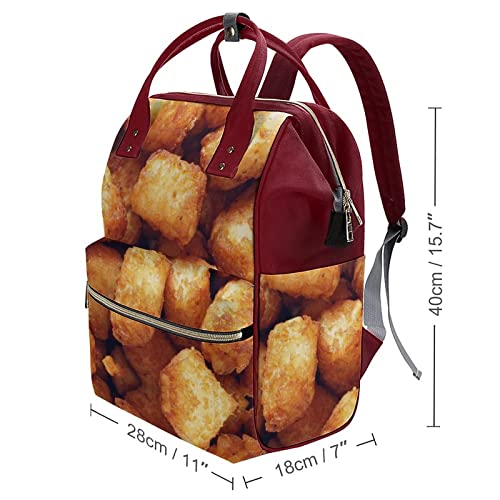 Tater TOT Waterproof Mommy Bag Diaper Bag Backpack Multifunction Large Capacity Travel Bag