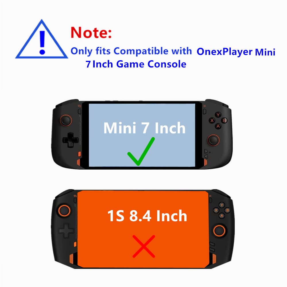 MIHENCE [ 3PCS ] Mihence Compatible with OneXPlayer Mini Screen Protector, PET Premium Real HD Protective Film Compatible for One X Player Mini - 7 Inches Handheld Game Console