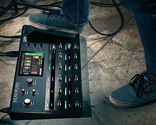 HeadRush Pedalboard | Guitar Amp & FX Modelling Processor With Eleven® HD Expanded™ DSP Software, 7-Inch Touchscreen, Expression Pedal, Built-in Looper, IR Support and USB Audio Connectivity