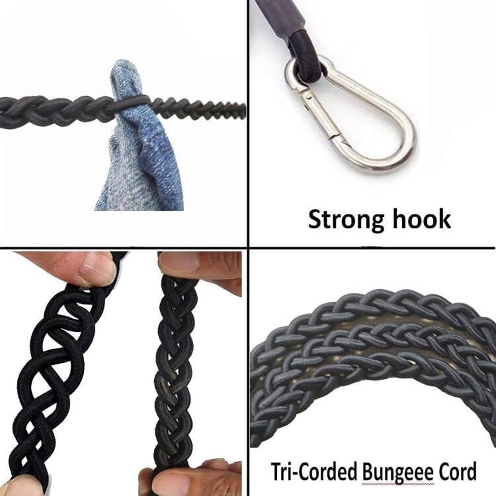 Retractable Portable Clothesline for Travel,Tri-Braided Clothing line with Strong Suction Cups and Metal Hooks, for Indoor Laundry Drying line,Outdoor Camping Accessories, Without Clothes Clips